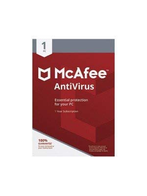 McAfee antivirus 1PC, 1 Year(CD) : Amazon.in: Software