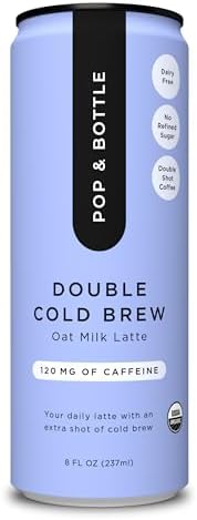 Amazon.com: Pop & Bottle Oat Milk Lattes - Organic Cold Brew Coffee ...
