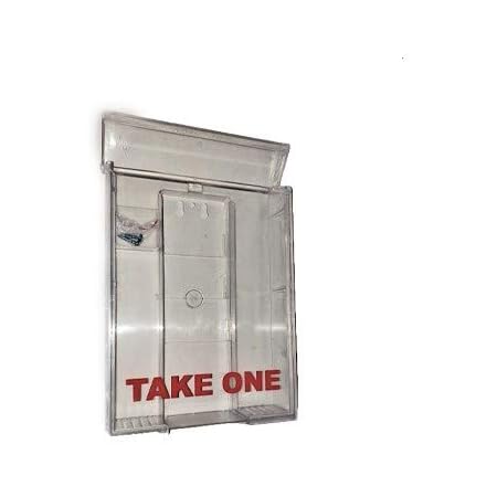 Amazon.com : Clear Snap Shut Brochure Box Clear Flyer Box Clear ...