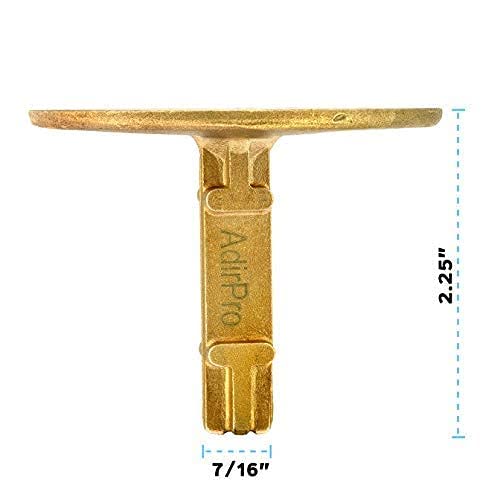 Snapklik.com : AdirPro Survey Markers Durable Solid Brass & Low Profile ...