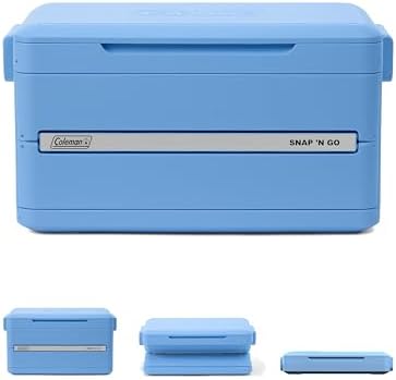 Coleman Snap 'N Go 45-Quart Collapsible Hard Cooler, Keeps Ice Cold up ...