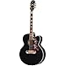 Epiphone EJ-200CE Acoustic-Electric Guitar, Shadow Preamp, Black ...