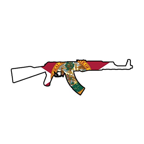 Florida State Shape Ak 47 Sticker Decal Ak47 Kalashnikov Fl ...