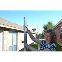 Amazon.com : Metal Post Extension - Fence Extender (2-PACK) and ...