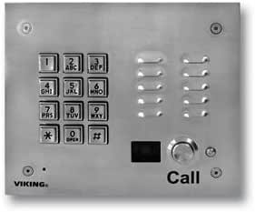 Amazon.com : Viking Electronics Stainless Steel Keypad And Color Camera ...