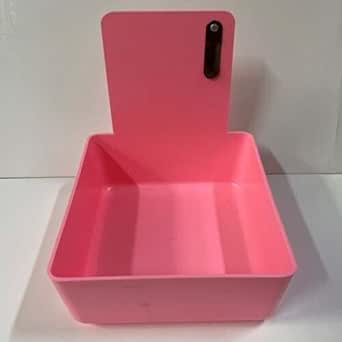 Amazon.com: Classic Lab Work Pans Pink w/Clip 12pk 7" x 5¾" x 2½ ...