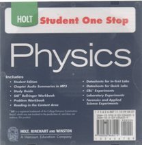 Amazon.com: Holt Physics: Student One Stop CD-ROM 2009: 9780030368219 ...