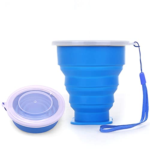 Silicone Folding Cup, BPA-Free Foldable Cup, Foldable Travel Mug with ...