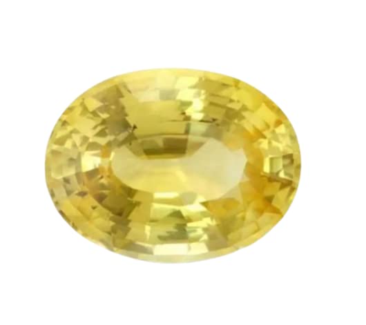 Gemz Mine 5 Carat Yellow Sapphire Stone Original Certified 5 Ratti ...