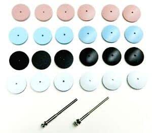 Amazon.com: Silicone Polishing Wheel Set of 26 Silicone Polishing 7/8 ...