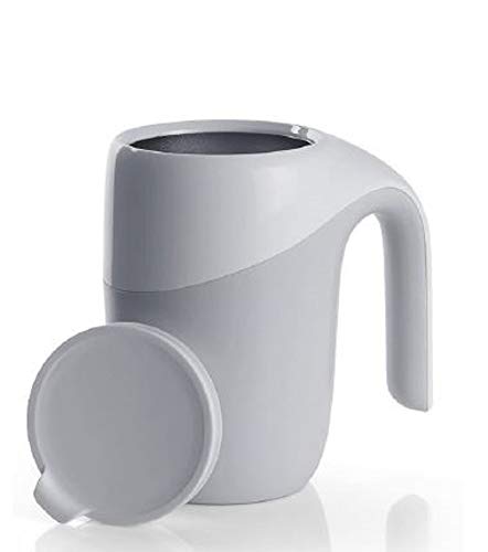 Buy Ensure Stainless Steel Suction Mug, 540 ml, White Online at Low ...