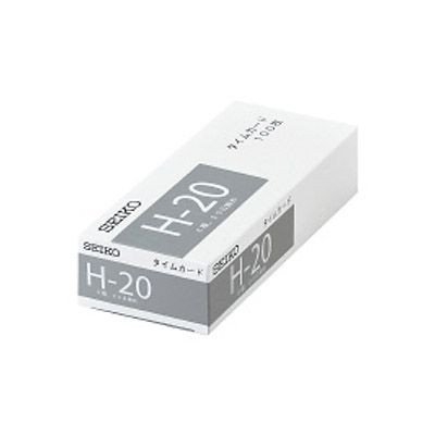 Amazon | セイコープレシジョン セイコー用タイムカード H-20 20日締