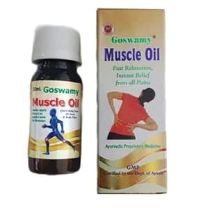 Goswamy Muscle Oil - 30Ml (Pack of 3) | An Ayurvedic Pain Relief Oil ...