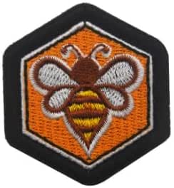 Amazon.com: QJYQQ Mini Sea Bees Embroidered Tactical Morale Patch Badges Emblem Applique Hook ...