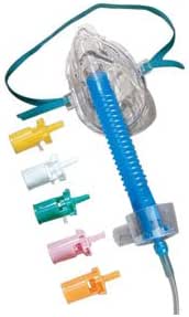 Amazon.com: Oxygen Mask with Trach Tee Adapter, 7 ft. Tubing : Health ...