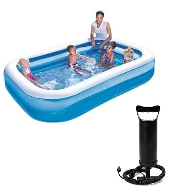Buy Prime 6.7 Feet Rectangular Shape Inflatable Swimming Pool Water ...