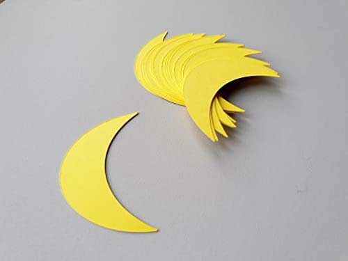 Amazon.com: Paper crescent moon cut out, 20 pieces, MULTIPLE SIZES ...