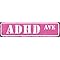 Amazon.com: Adhd Ave Street Sign Retro Funny Wall Decor Metal Tin Signs ...