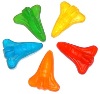 Amazon.com : Space Shuttle Gummies : Gummy Candy : Grocery & Gourmet Food