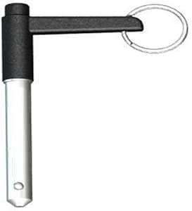 L Handle Positive Locking Pin, 1/4" diameter X 1/2" grip 17-4 Stainless ...