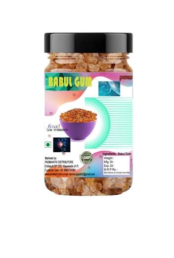 Pmw - Jar Pack - Babul Gum - Vachellia nilotica Gum -Arabic tree Laddu ...