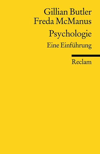 Psychologie: Eine Einführung (Reclams Universal-Bibliothek) : Butler ...
