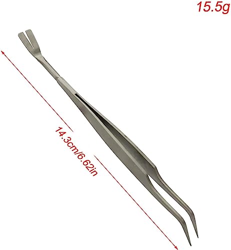 Stainless Steel Tick Tweezers 2 in 1 Tick Tweezers Easy Tick Removal ...