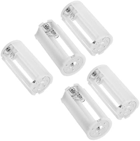 EBL D Size Battery Adapters, AA to D Size Battery Spacer Converter Case ...