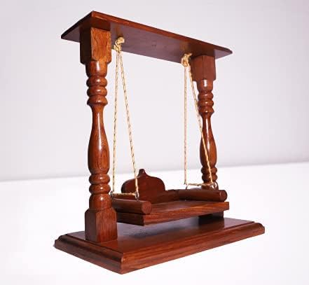 CHETAK FURNITURE Sheesham Wood Laddu Gopal Jhula Decorative ...