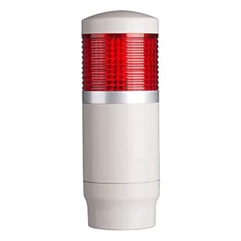 PMEF-1FF-R, Tower Light, 45mm LED 1 Stack, Flash, 100-220VAC, Red Lens ...