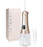Amazon.co.jp: CLEARLABO 口腔洗浄器 ジェットウォッシャー【日本企業企画×現役歯科医師監修】父の日 歯間ケア 口腔ケア 300ml 替えノズル3本付き コードレス ギフト ...
