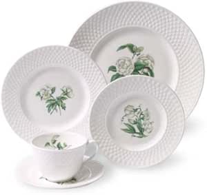 Amazon.com | Spode Virginia 5 Piece Place Setting: Dinner Plate Sets ...