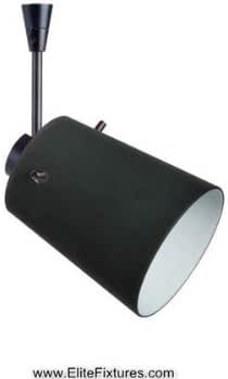 Tammi One Light Spotlight Finish: Bronze, Glass Shade: Black Matte ...