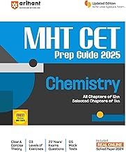 Arihant MHT CET 2025 - Prep Guide for Chemistry with all Chapters of Class 12th and Selected ...