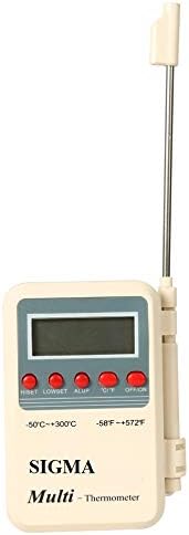Sigma Instruments Digital Temperature Meter/Thermometer with Sensor ...