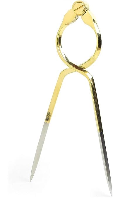 8" Navigation Compass Round Divider with Brass Needle Point, Survey ...