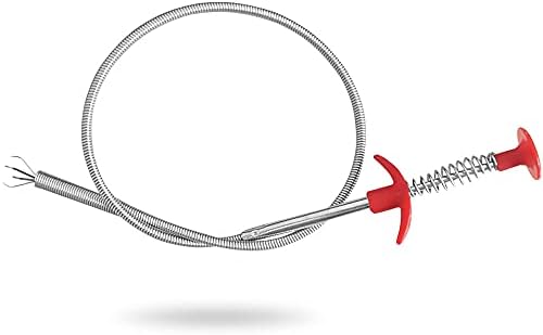 YUE QIN 60 CM Abflussschlange Abflussreiniger Spirale Abfluss ...