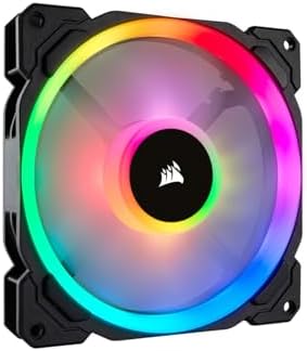 Corsair iCUE AF140 RGB ELITE 140mm PWM Dual Fan Kit - Eight RGB LEDs ...