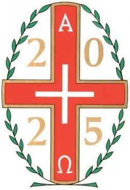 Paschal Candle Transfer - Alpha & Omega with Leaves with Date 2025 ...