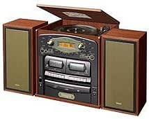 Teac GF-600 Console Stereo with 3-CD Changer, Turntable, Cassette Deck ...