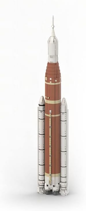 Amazon.com: SLS NASA Artemis No. 1 Building Block Toy Set, Aircraft ...
