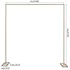 Amazon.com : 10x10 FT Backdrop Stand Heavy Duty with Base, Gold Wedding ...