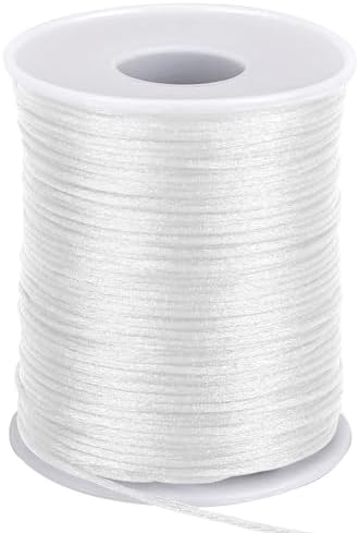 Amazon.com: Nylon Cord White Bracelet String 1.5 mm 110 Yard White ...