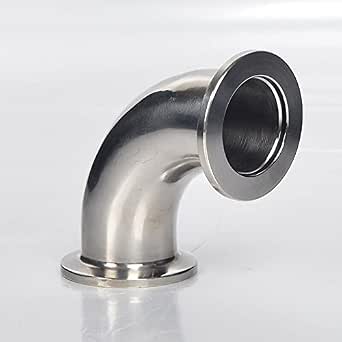 Amazon.com: KF40(NW40) 90 Degree Elbow Flanges Adapter Vacuum Bend Pipe ...