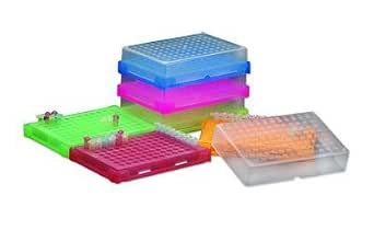 Simport T328-96B PCRack 96-Well PCR Rack, Pack of 20, Blue (Pack of 20 ...
