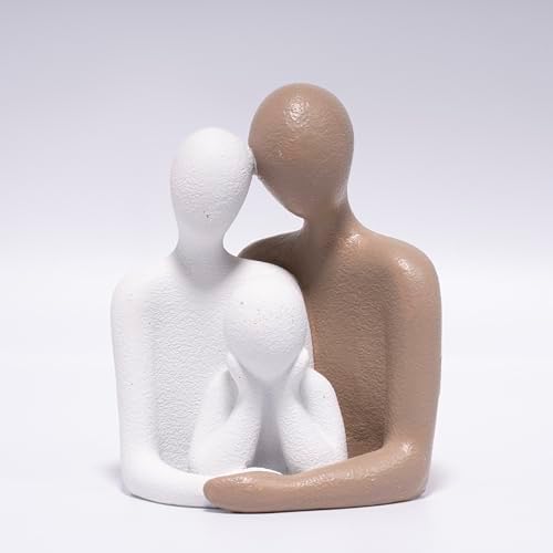 Amazon.com: Hodao Abstract Family Statue, Resin Figurines of Parents ...