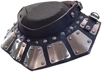 Amazon.com: Medieval Steel Gorget Neck Guard, Leather and Stainless ...