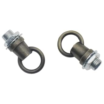 HAJXZH 2 PCS Light Fixture Hooks M10 Lighting Fixture Ring Nut Bronze ...