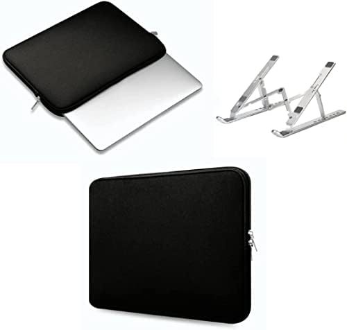Case Capa Luva Para Notebook e Macbook + Suporte Para Notebook Alumínio Ajustável Dobrável - (C7 ...