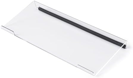 Amazon.com : BOOMIBOO Clear Acrylic Tilted Computer Keyboard Holder for ...
